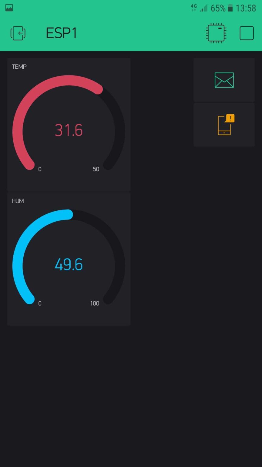 Blynk Email and Push Notifications tutorial - ESP8266 Arduino Example